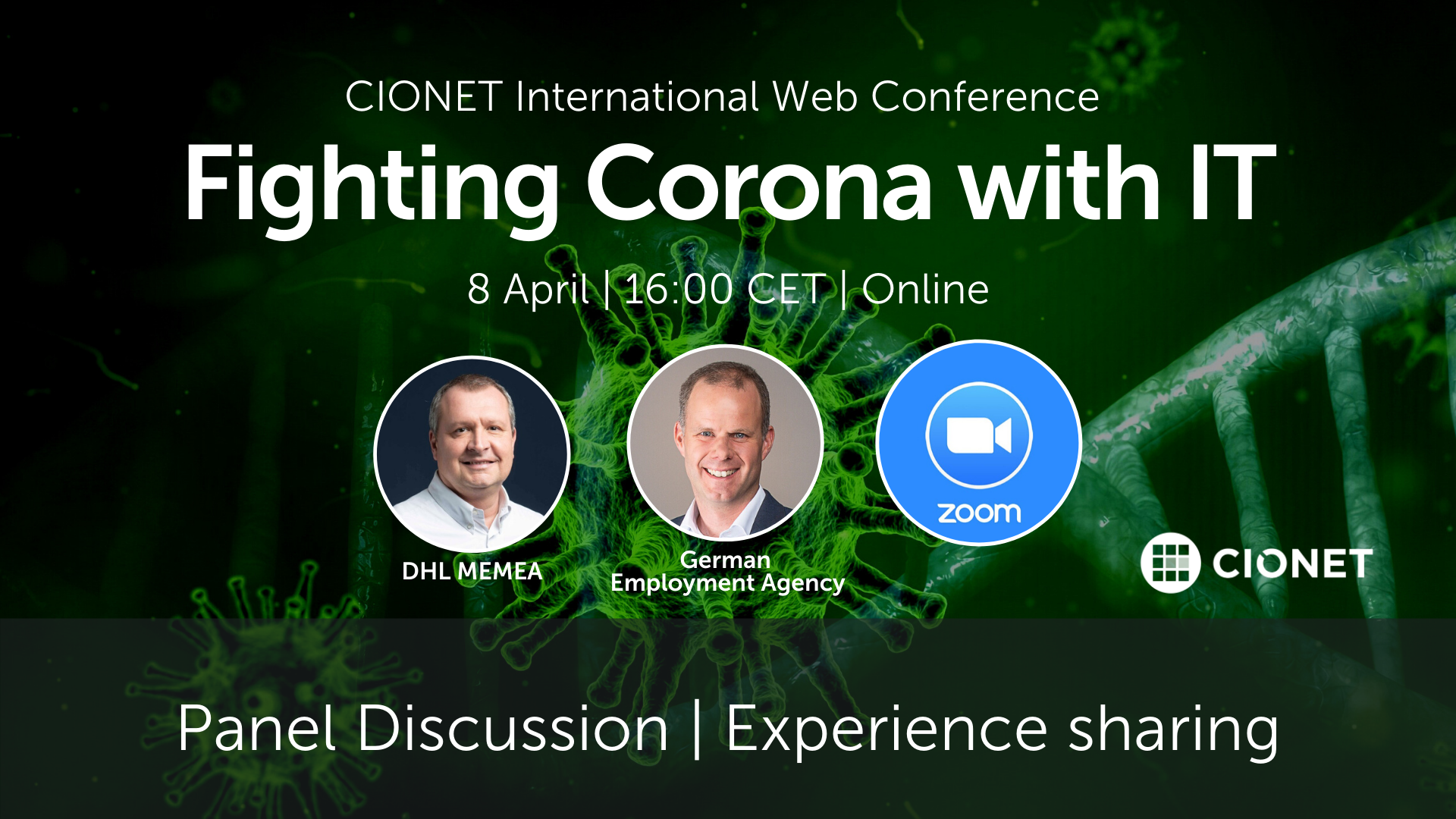 Cionet International Web Conference Fighting Corona With It